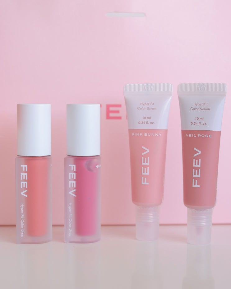 FEEV 피브 컬러 세럼 미니 & 컬러 드롭! 데일리 핑크 꽃물 메이크업 : 네이버 블로그