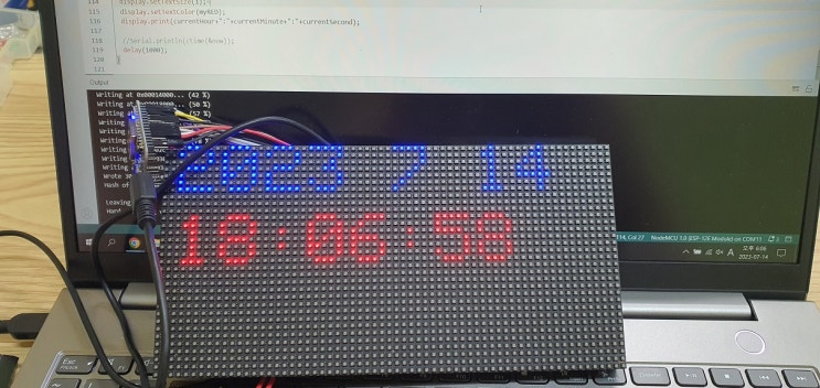 [칠곡 3지구 조이로봇코딩전문학원]ESP8266 WIFI모듈로 64x32 RGB LED matrix 제어하기 : 네이버 블로그