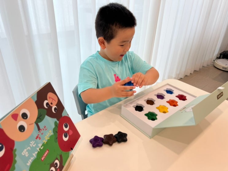 아기 크레용 손에 안묻는 크레파스 조카 첫돌 선물 : 네이버 블로그