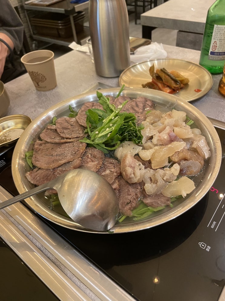 정자역 술집 된장전골 수육 맛집 옥된장 정자점 재방문~ 네이버 블로그
