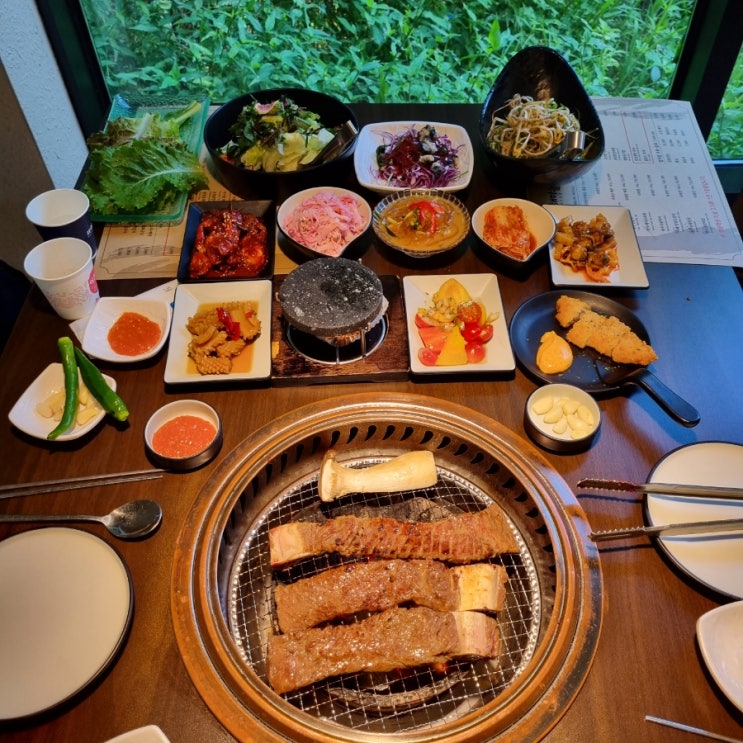 강릉 다해마을 고급스러운 분위기의 초당 고기집 강릉 송정해수욕장 맛집 네이버 블로그