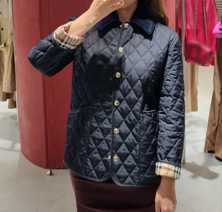 신촌 현대백화점 레이블스에서 버버리 퀄팅자켓 뉴프랭크비 사이즈 확인하기 : 네이버 블로그