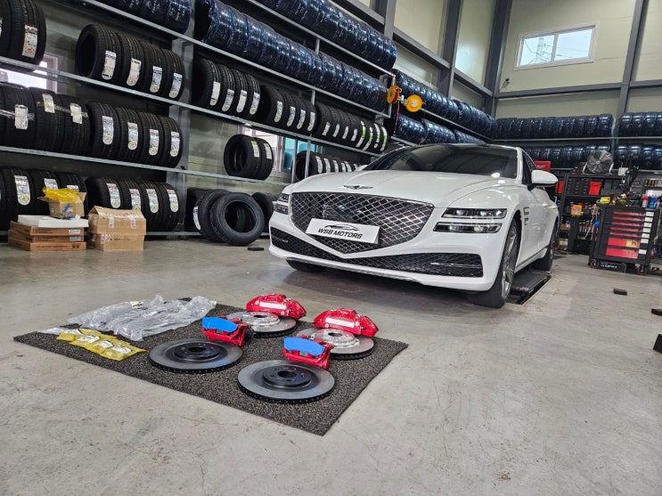 G80 RG3 콘티넨탈 4P + G90 리어 브레이크 장착! : 네이버 블로그