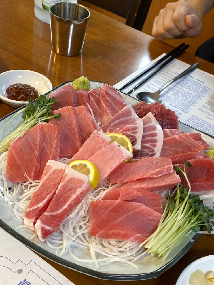 홍대참치맛집 진어참치 블루리본 참다랑어전문점 참치코스 먹고 온 후기 네이버 블로그