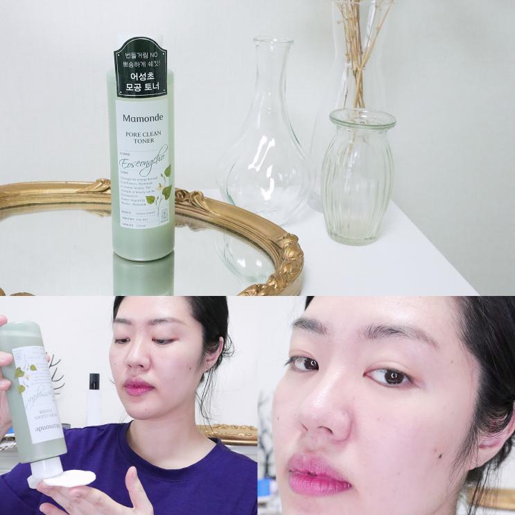마몽드 포어 클린 토너로 뽀송하게 스킨케어 시작하기 네이버 블로그
