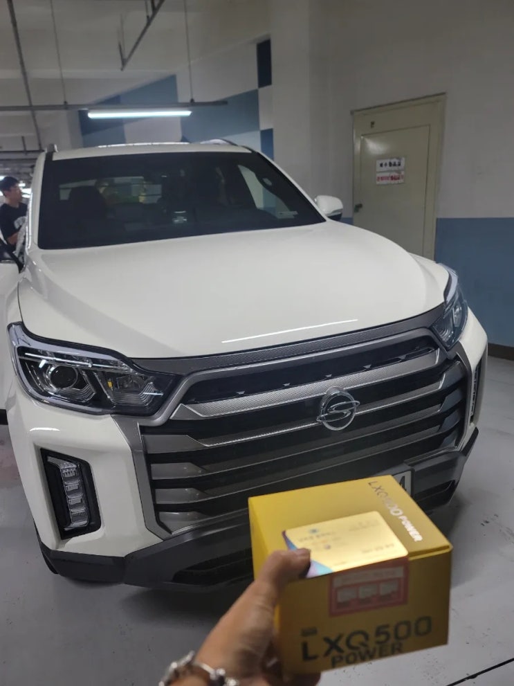 김포장기동블랙박스 렉스턴 스포츠 하드탑 파인뷰 LXQ500 시공 : 네이버 블로그