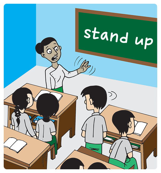 stand / stand up / get up 비교 구분하기 : 네이버 블로그