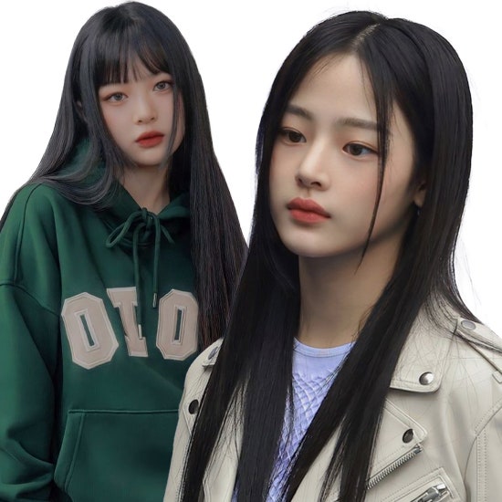 여전히 대세 긴생머리 뉴진스 슬릭컷 And 슬릭펌 가격 비용 레이어드컷 비교 네이버 블로그