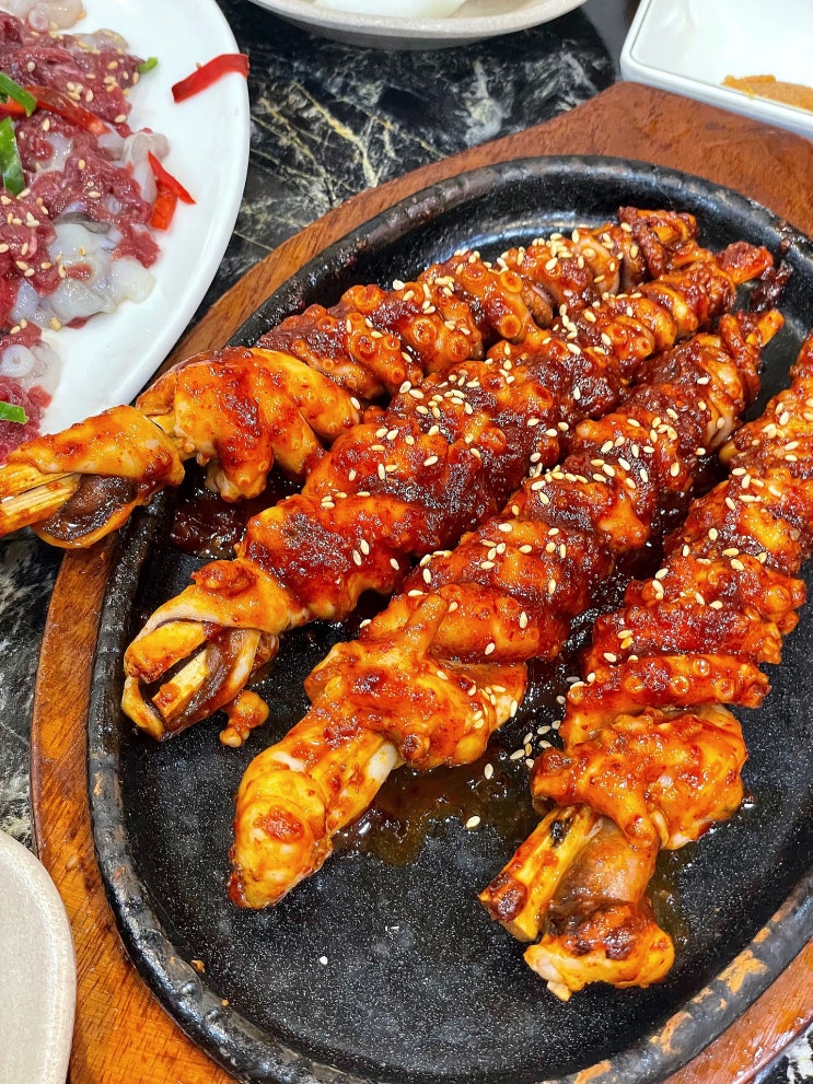 목포 평화광장 독천골 낙지 호롱구이 육회낙지탕탕이 연포탕 맛집 주차 웨이팅 내돈내산 후기 네이버 블로그