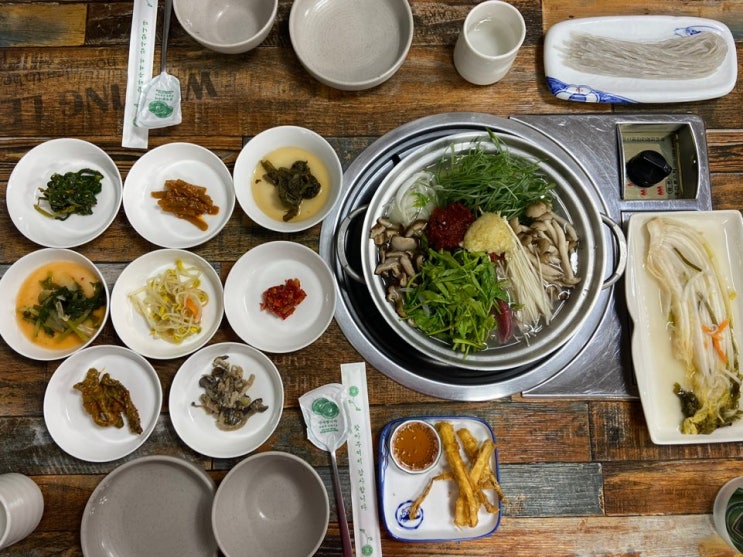건강하고 푸짐한 버섯전골 맛집 "원주가 표고버섯 전문점" : 네이버 블로그
