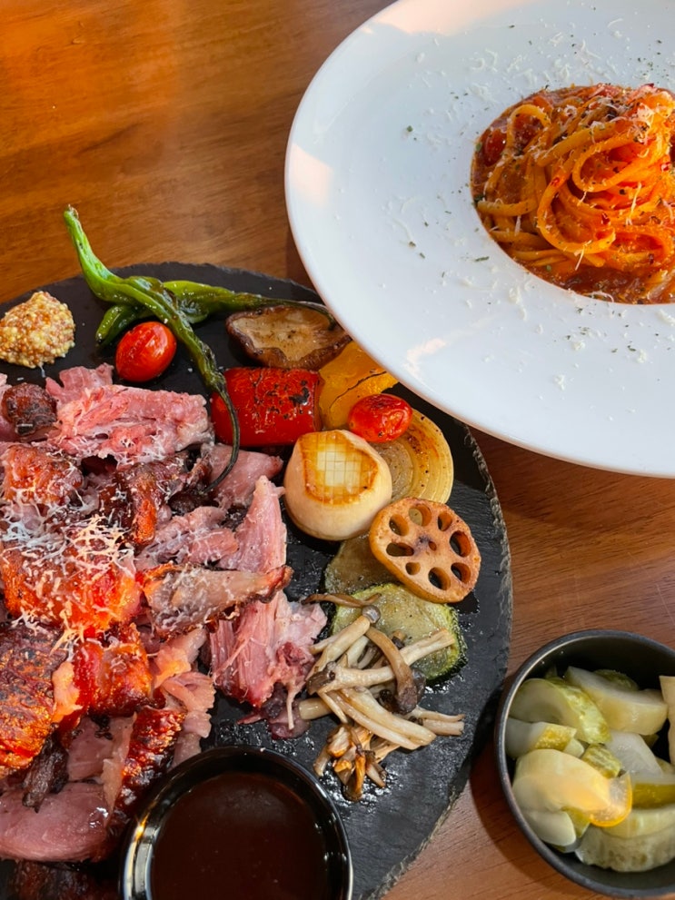 시흥 웨이브파크 맛집 슬로우리 인 포레스트 거북섬점 Slowly In Forest 슈바이 학센 내돈내산 후기 네이버 블로그