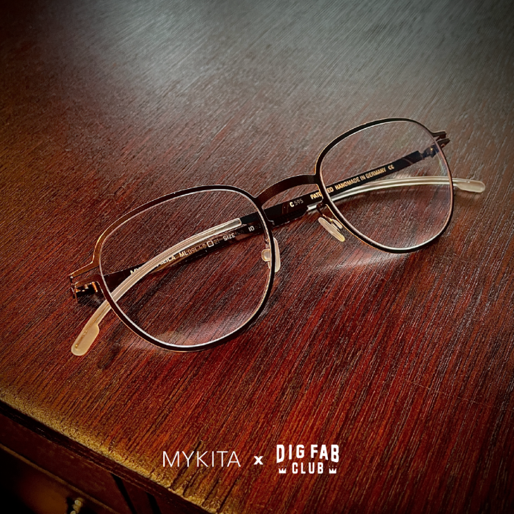 위례 안경 마이키타 라이카 MYKITA LEICA ML09 SHINY COPPER/YELLOW EDGE DIG FAB CLUB ...