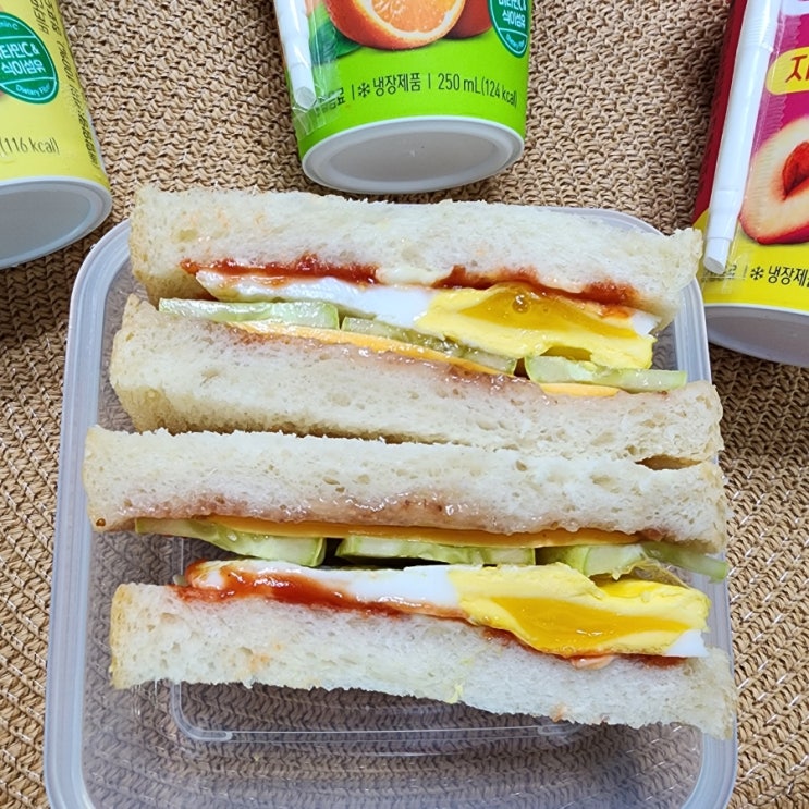 간단샌드위치 만들기 계란 오이 식빵 샌드위치 주말 아침 점심 아점 메뉴 추천 네이버 블로그