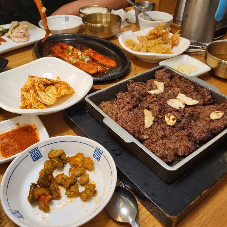 안양 삼막사 맛집 흥부가 바싹불고기 더덕구이 정식 네이버 블로그