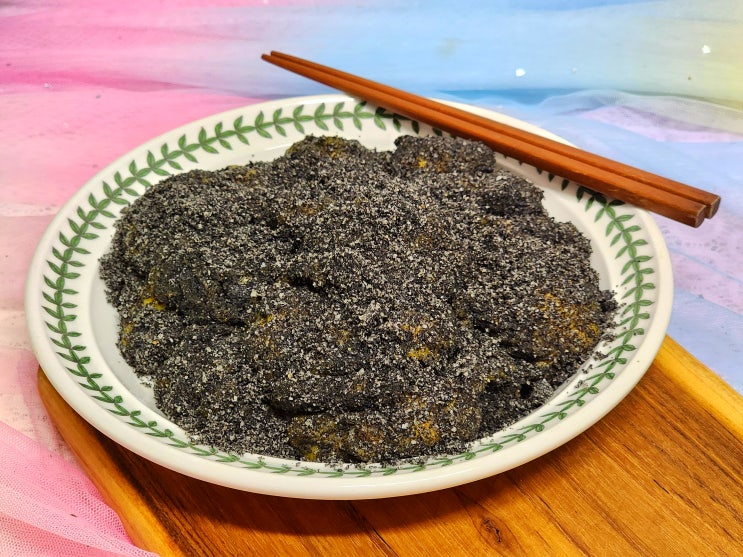 찹쌀가루 만들어 흑임자떡 흑임자 인절미 단호박 요리 단호박 인절미 만들기 네이버 블로그