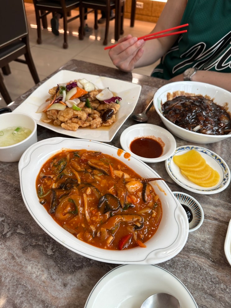 광주 임동 맛집 중국집 영발원 건짬뽕 밥 짜장면 탕수육 내돈내산 찐후기 네이버 블로그
