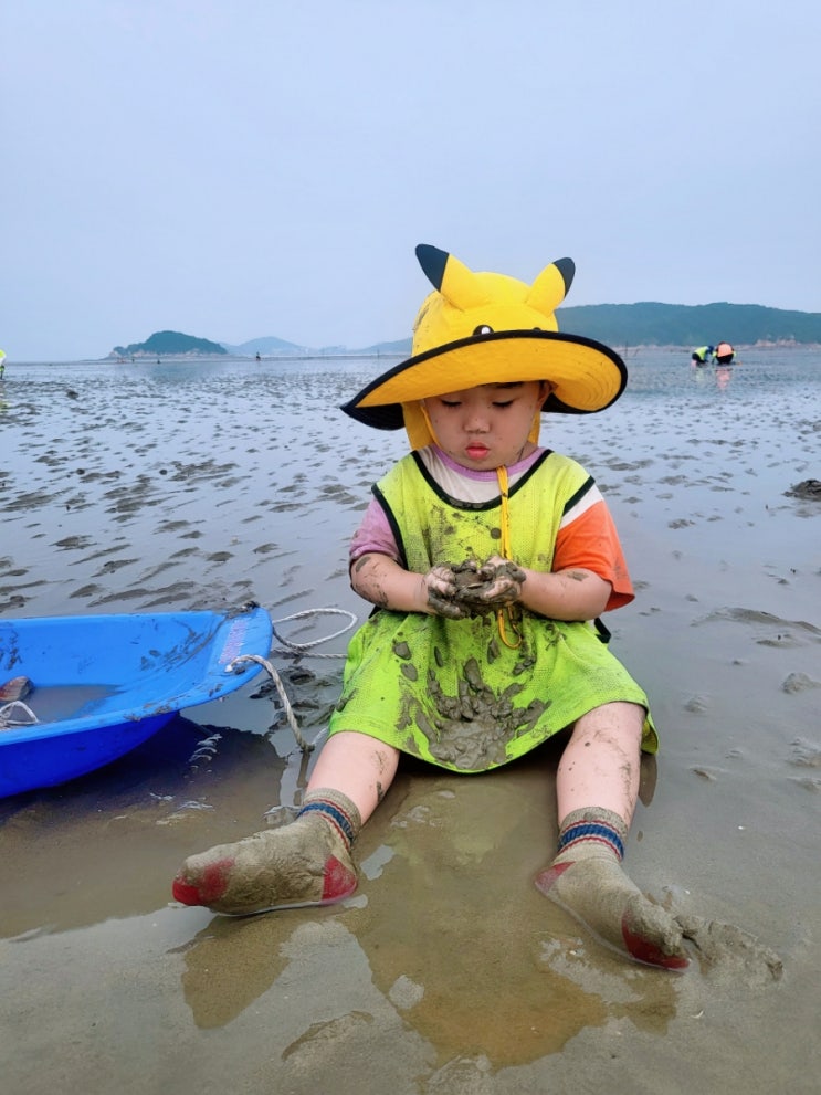33개월 아기와 함께한 영종도 마시안해변 갯벌체험 마시안 어촌체험장입장료 및 물때시간표 알아보고 방문하세요 네이버 블로그