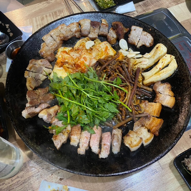 건대맛집 조그삼 가성비 코스 구성에 구워주는 삼겹살 건대 조선그리들 네이버 블로그