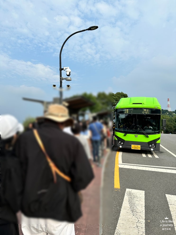 서울 남산타워 버스 타는법 충무로역 2번 출구 정류소 01번 8001번 네이버 블로그