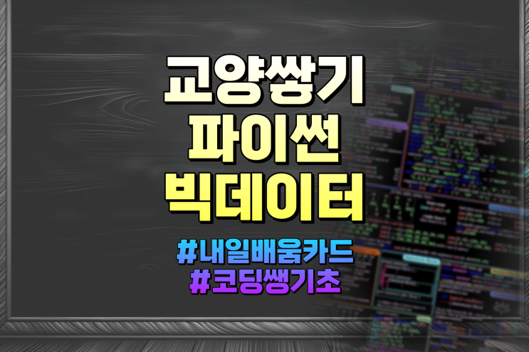 코딩 배우기 파이썬 교육 쌩기초 비용은 국비지원 무료교육 네이버 블로그