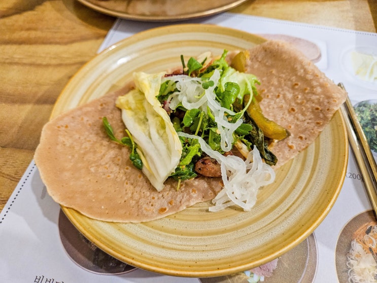 남양주 진접 맛집 광릉한옥집 숯불고기 메밀쌈 평양냉면 후기 메뉴 가격 네이버 블로그