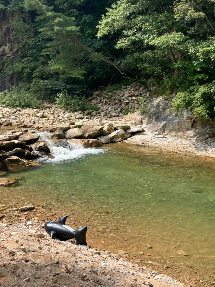 완주 동상계곡 / 버너와 식기 무료 대여 / 돌섬 산장 펜션 평상 임대 / 대전 근교 계곡 추천 : 네이버 블로그