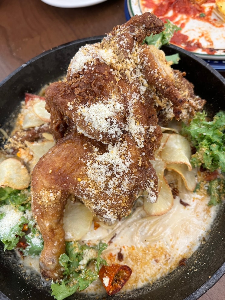 합정 맛집 통닭 크림파스타와 홈메이드 라자냐가 맛있는 아우룸 네이버 블로그