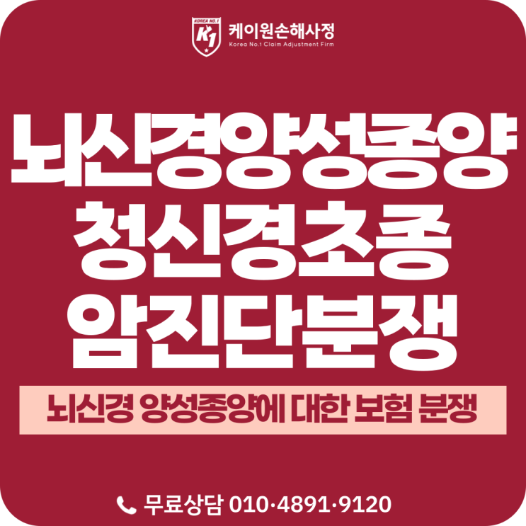 뇌신경 양성종양인 청신경초종d333을 임상학적으로 경계성종양으로 인정한 판례 네이버 블로그