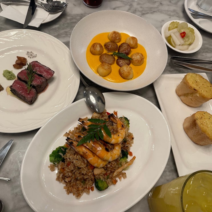 수원역 맛집 스테이크 맛있는 레스토랑 롯데몰 마노디셰프 네이버 블로그