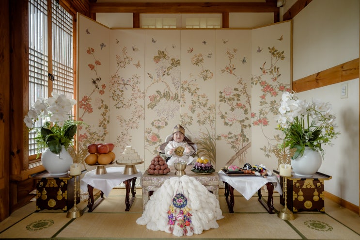 돌상스튜디오 실제 음식으로 차려 더욱 빛나죠 (예담헌) : 네이버 블로그