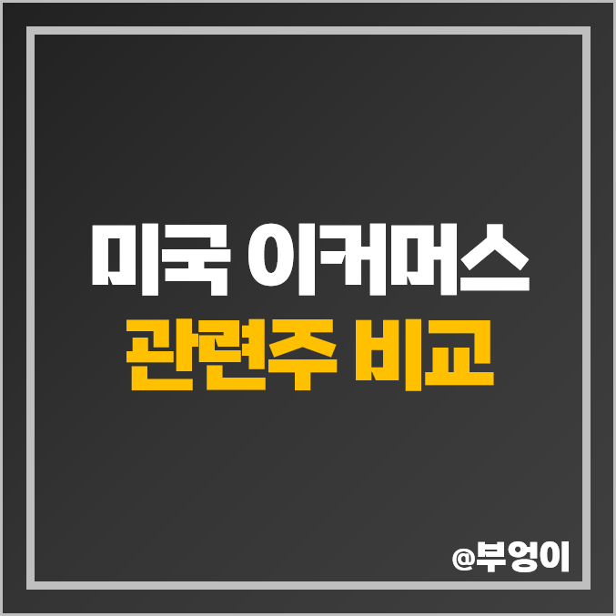 미국 이커머스 주식 아마존 알리바바 쿠팡 주가 Per Pbr 순위 네이버 블로그