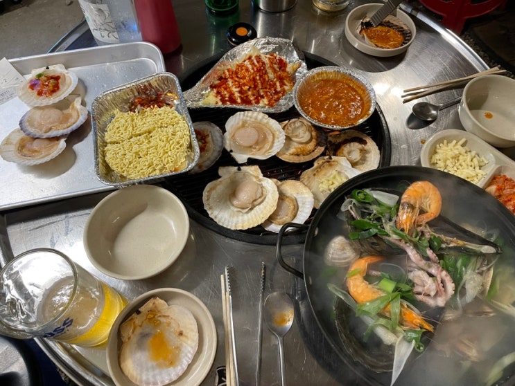 강릉 맛집 핫플 가볼만한곳 Best 가성비 좋은 조개구이 무한리필 강릉염전조개구이 낭만사랑맛집 여름휴가 시작