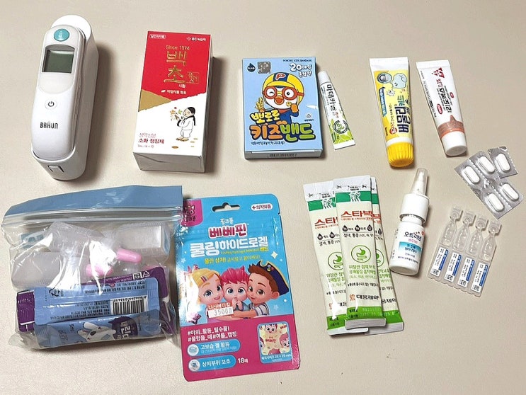 아기랑 해외여행 비상 상비약 및 준비물 챙기기 꿀팁 공유 네이버 블로그