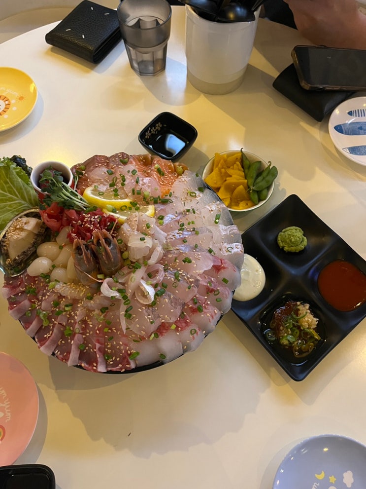 진주 핫플하대동 술집추천 모듬사시미가 맛있는 이자카야 미소부엌할인쿠폰받기 네이버 블로그