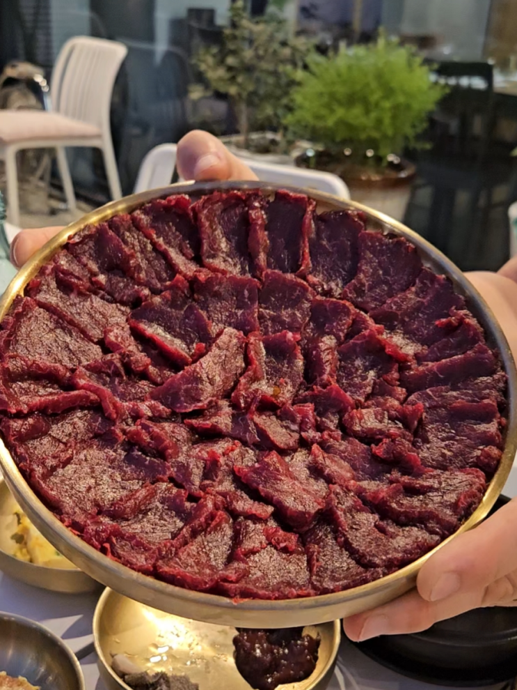 대구 북구 칠성동 맛집 뭉티기 육회 다 맛있는 곳간 생고기 네이버 블로그