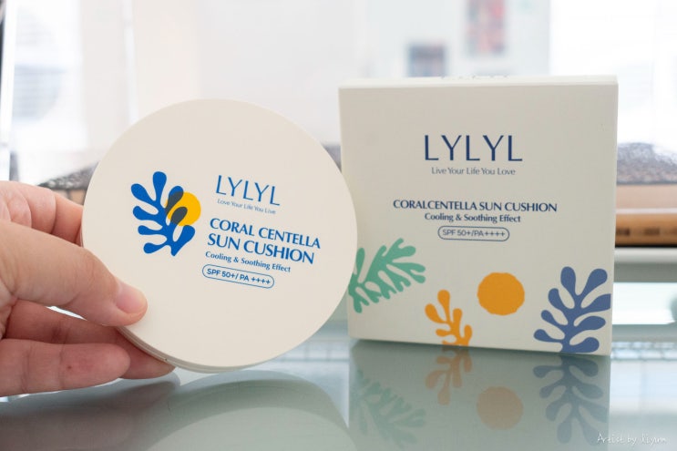 톤업선쿠션, LYLYL 릴릴 코랄센텔라선쿠션 시원한 수분진정 무기자차 썬쿠션 : 네이버 블로그
