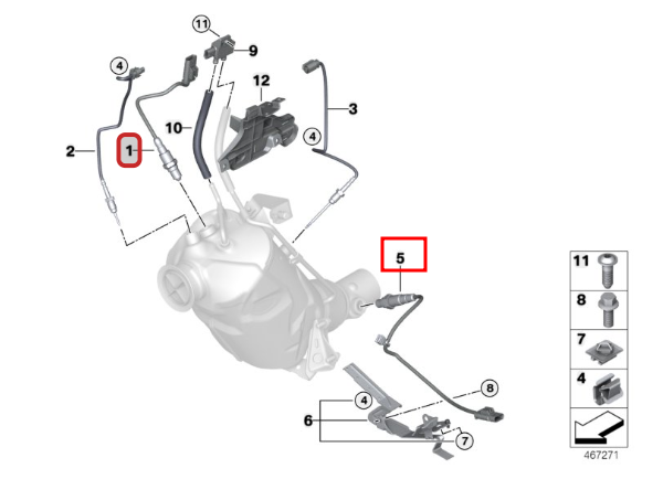 BMW 118d F20 LCI 118D B47U 산소센서(람다센서) : 네이버 블로그