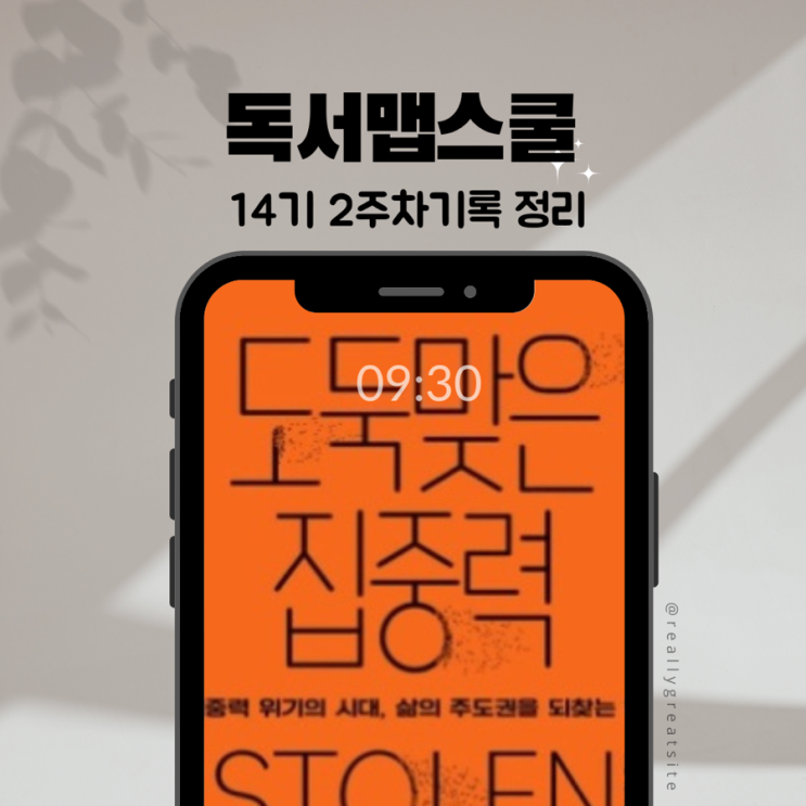 독서맵스쿨 14기 2주 차 기록 정리 네이버 블로그