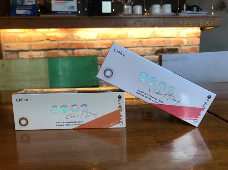 O2O2 블렌딩 헤이즐/ O2O2 블렌딩 로즈 /클라렌 컬러/원데이/0202/O2O2/컬러렌즈/이노티안경원/이노티형곡점 ...