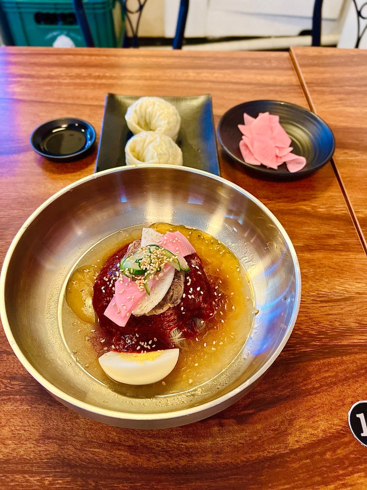 광화문 큰손함흥냉면 가성비 좋고 알찬 함흥냉면 만두 세트 광화문 세종문화회관 혼밥별점355 네이버 블로그