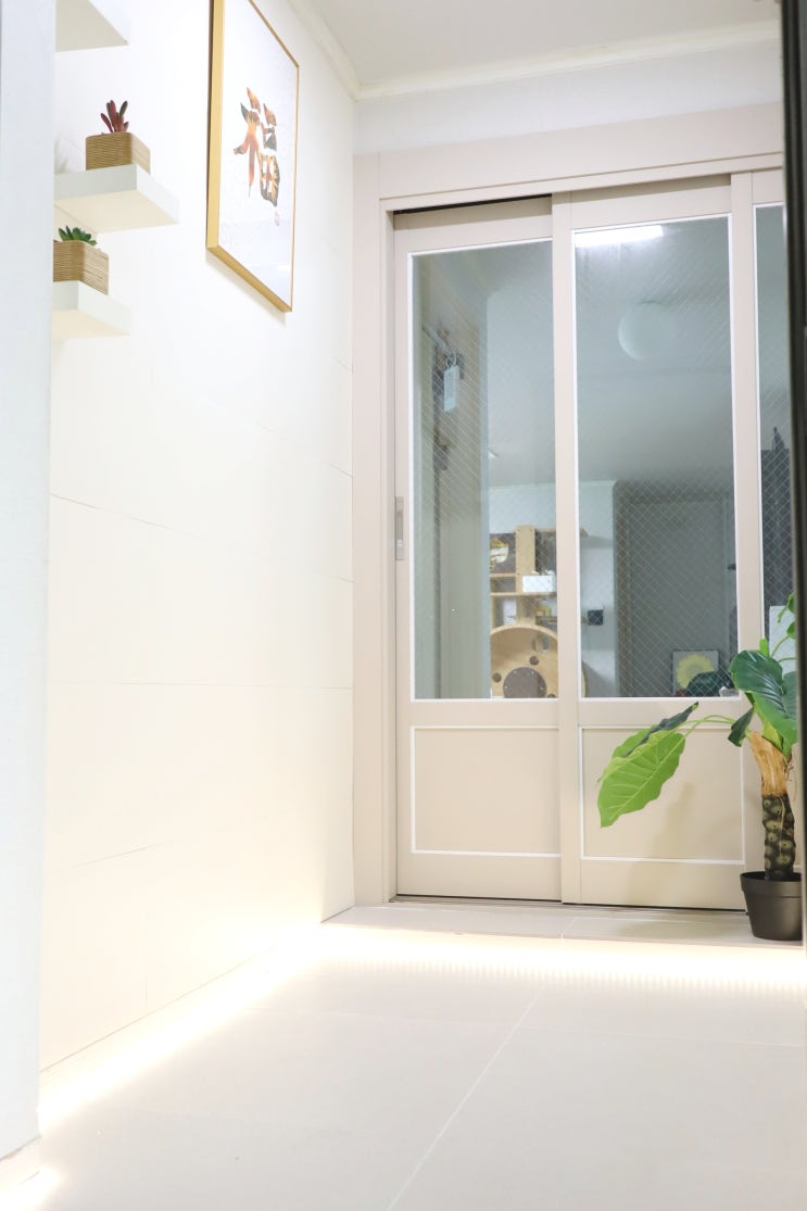 현대landc 보닥플레이트 붙이는벽지로 현관 벽인테리어 업그레이드 네이버 블로그