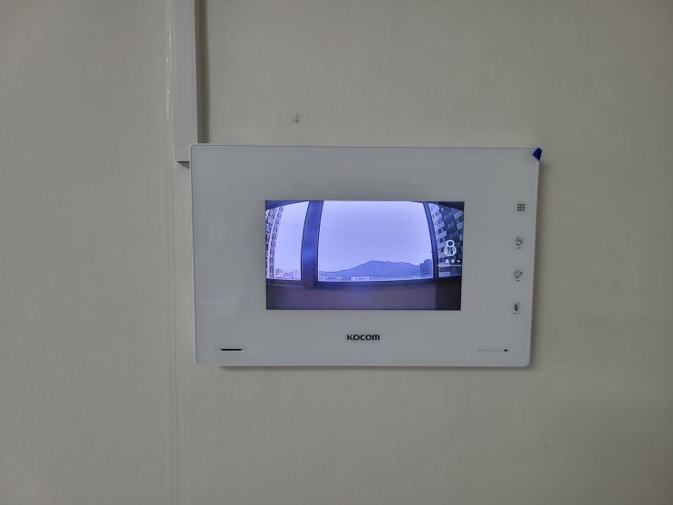 의정부 가능동 동원1차아파트 코콤 K6B VP-U701, 삼성 도어락 SHP-P51, 무선 연동기 설치 : 네이버 블로그