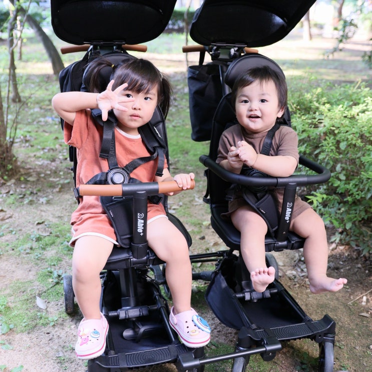 쌍둥이 유모차 기내 반입 가능한 에이블유모카플러스 아기 트라이크 추천 네이버 블로그