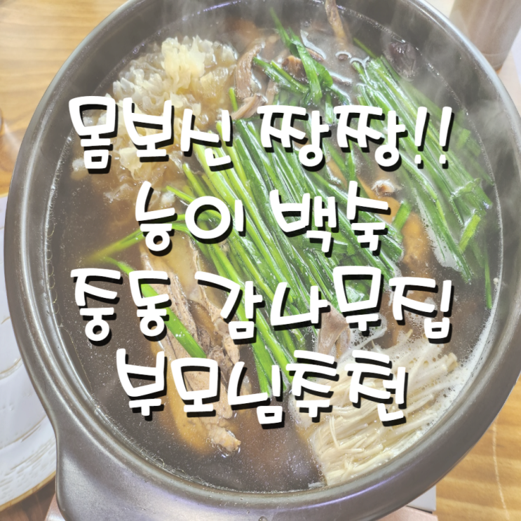 대구 능이 백숙맛집 중동 감나무집 수성구 삼계탕 추천 부모님 모시고 오기 좋은 여름몸보신 복날 맛집 네이버 블로그