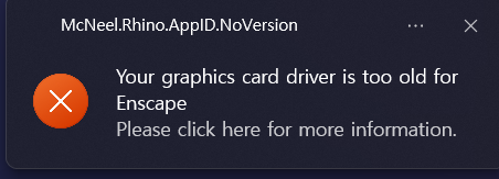 Recommended Graphics Drivers Enscape