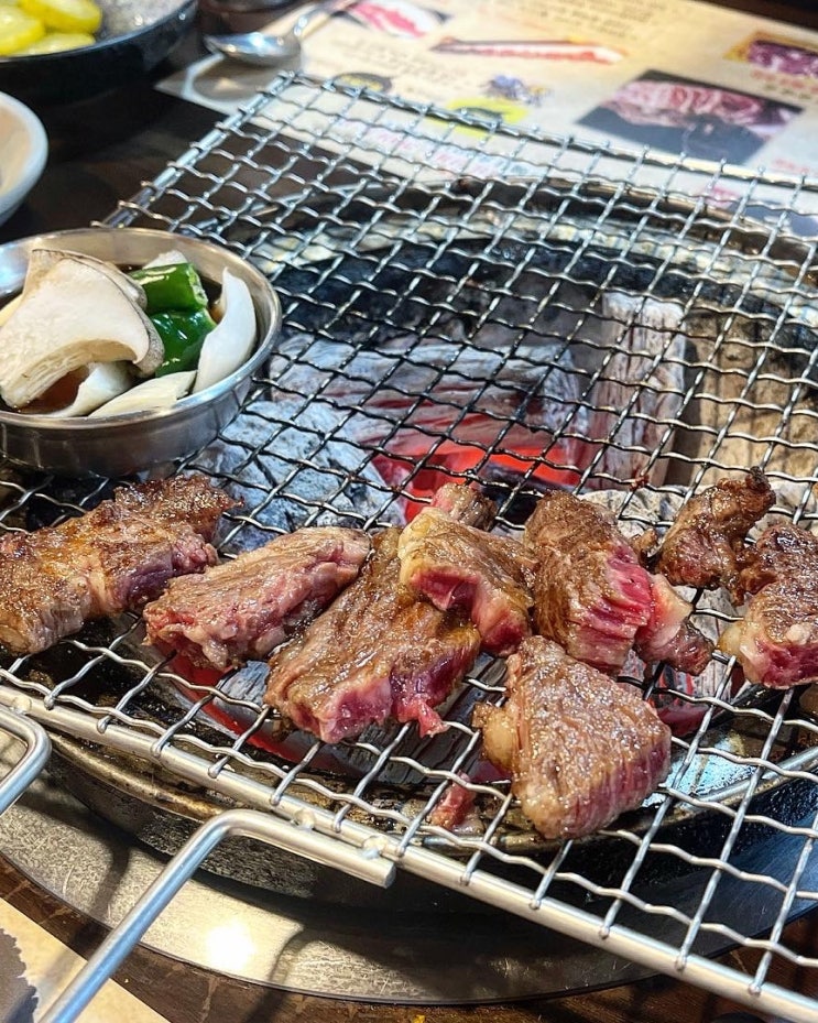 백운역 고기집 부평한우맛집 밥상한우 등심 마블링 대박 네이버 블로그
