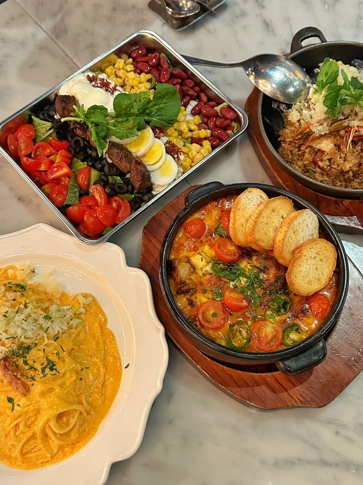 잠실 맛집 분위기도 좋고 음식도 맛있는 롯데몰 양식 파스타 맛집 디라이프스타일키친 롯데월드몰점🍝 네이버 블로그