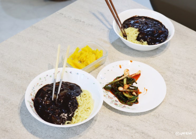 이연복 밀키트 짜장면 먹어본 솔직후기 : 네이버 블로그