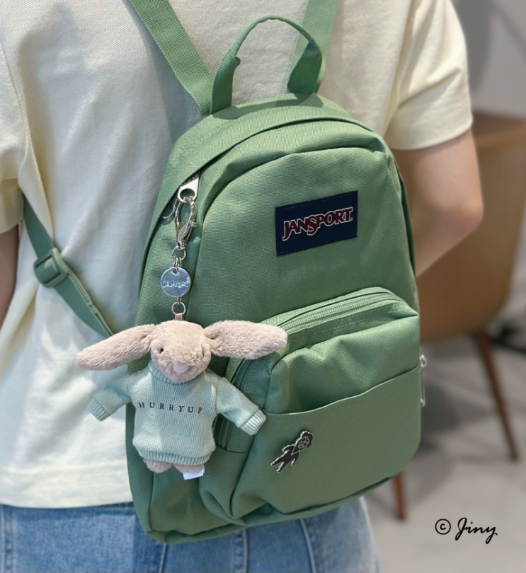 잔스포츠 미니 백팩 하프파인트 로덴 프로스트 착샷 찐리뷰 : 네이버 블로그