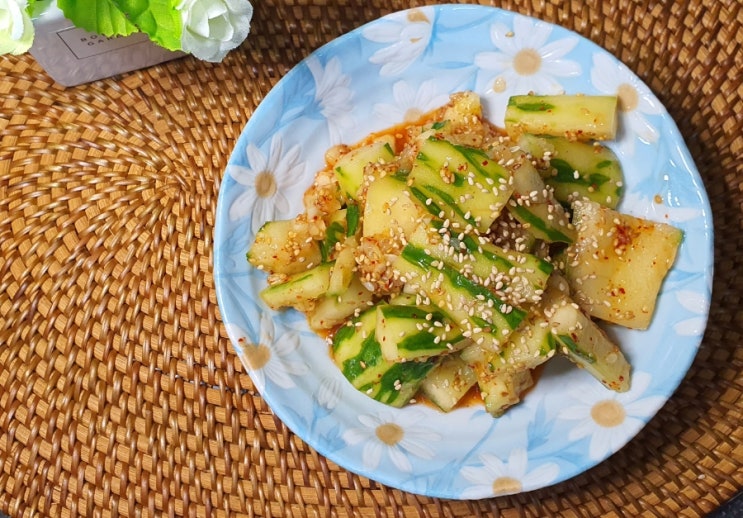 새콤달콤 입맛 도는 중국식 오이 무침 오이탕탕이 파이황과 만들기 스파게티랑 찰궁합 네이버 블로그